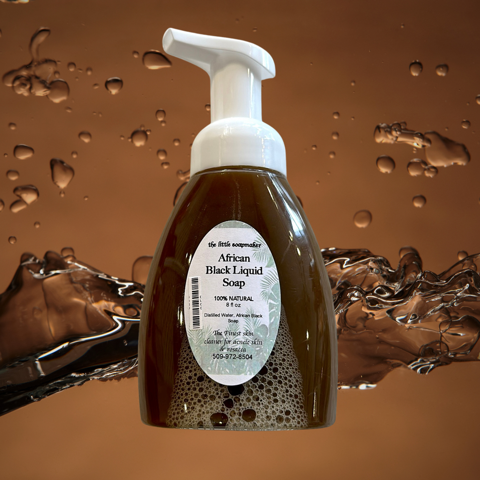 African Black Liquid Soap – The Little Soapmaker